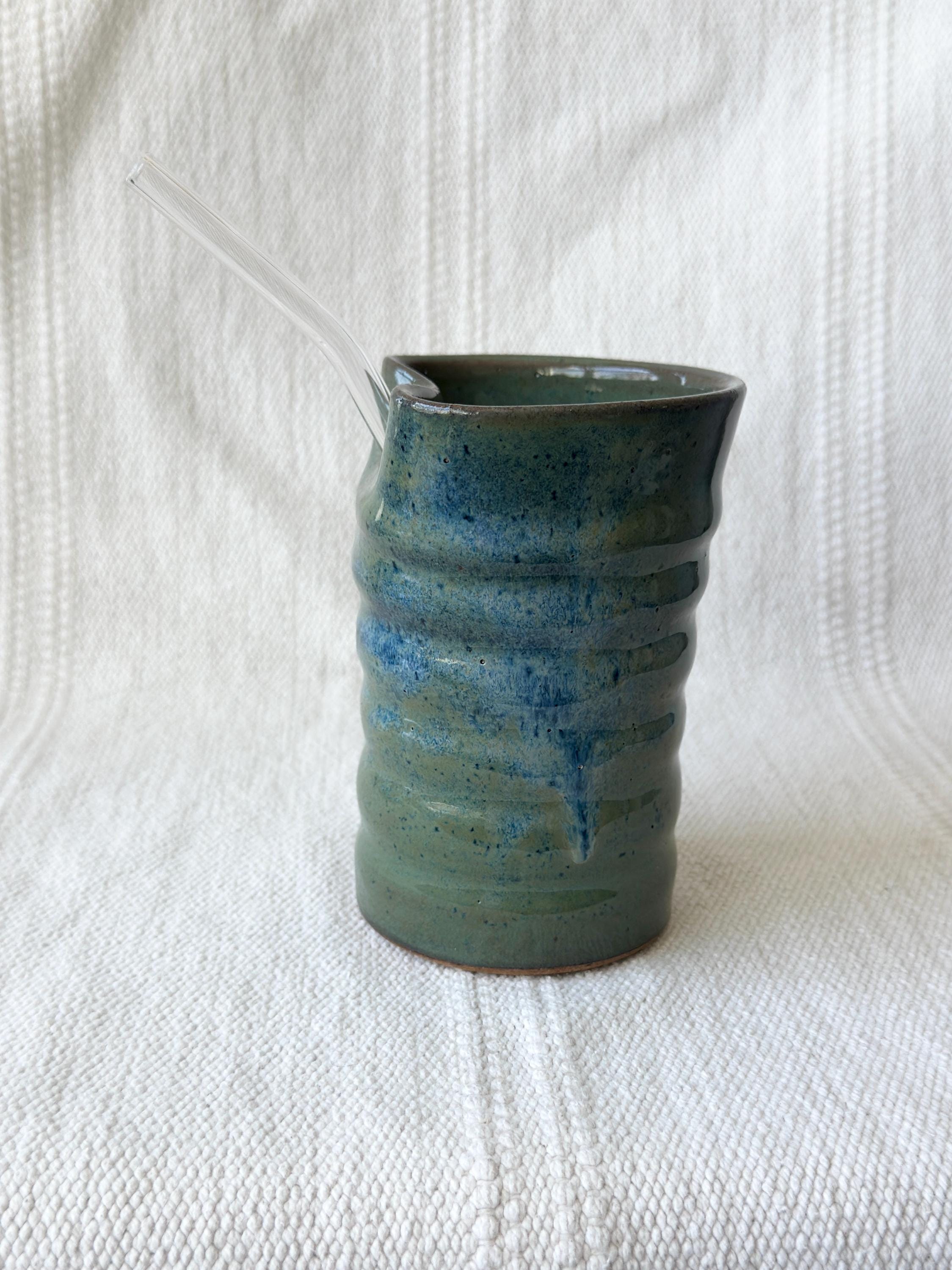 Handmade Ceramics Straw Tumblers | Small Batch Pottery - Etsy
