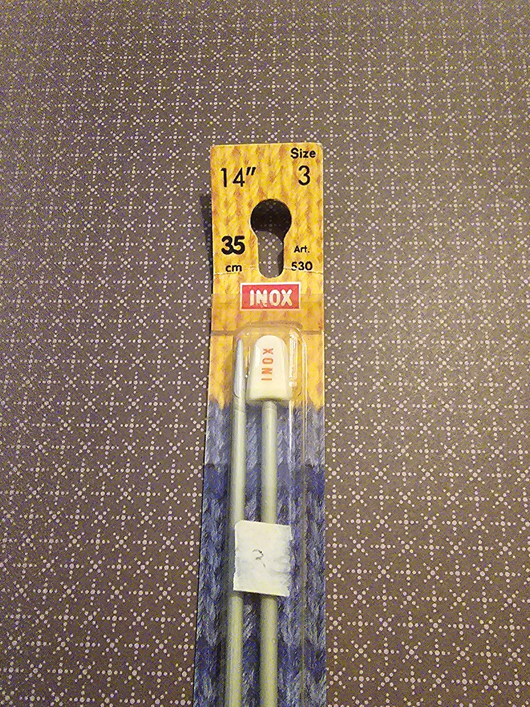 INOX Straight Aluminum Knitting Needles 14 Various Sizes - Etsy