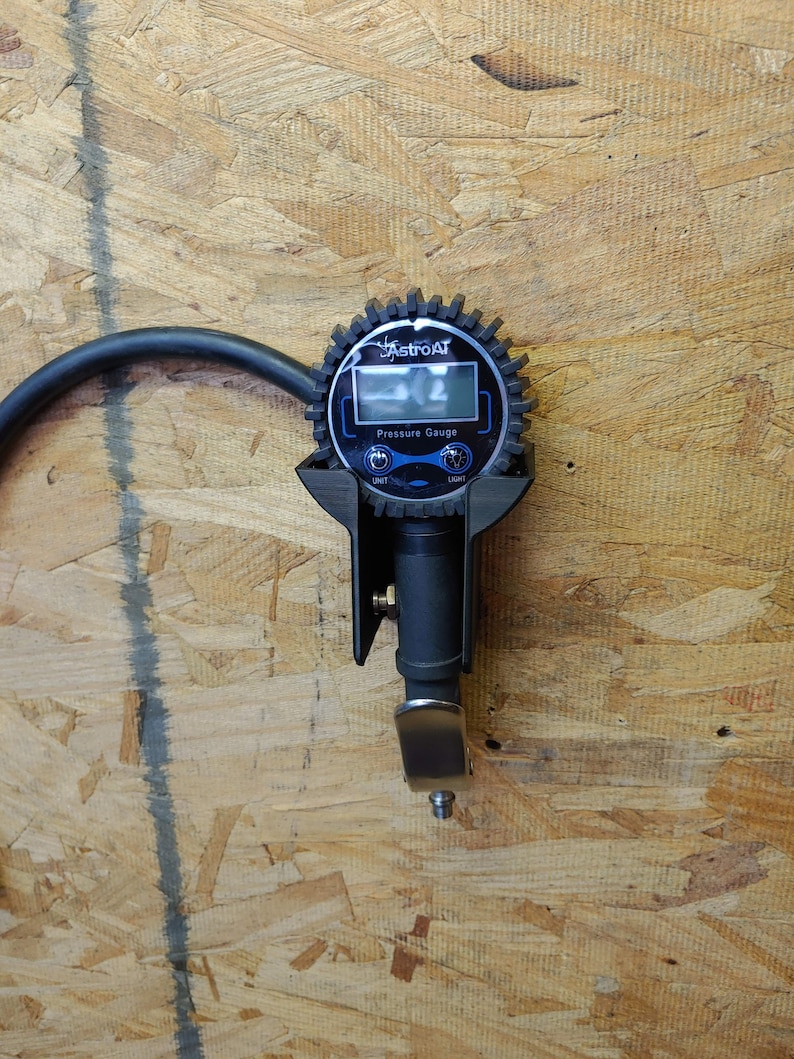 Tire Inflator Wall Mount Tool Storage, Pegboard Compatible, 3D Printed ...