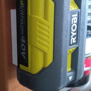 Ryobi 40v Battery Wall Mount, W/ Mounting Screws - Etsy