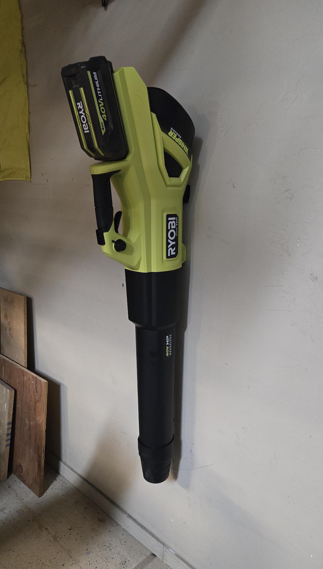 Ryobi 40v Leaf Blower Wall Mount RY404010 RY404013 RY404130 3D Printed W Mounting Screws Etsy UK