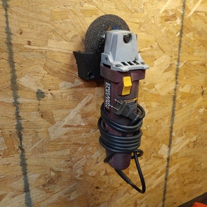 Angle Grinder Wall Mount, Dewalt, Harbor Freight, Milwaukee, 3D Printed ...