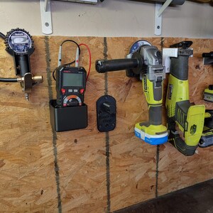 Tire Inflator Wall Mount Tool Storage, Pegboard Compatible, 3D Printed ...