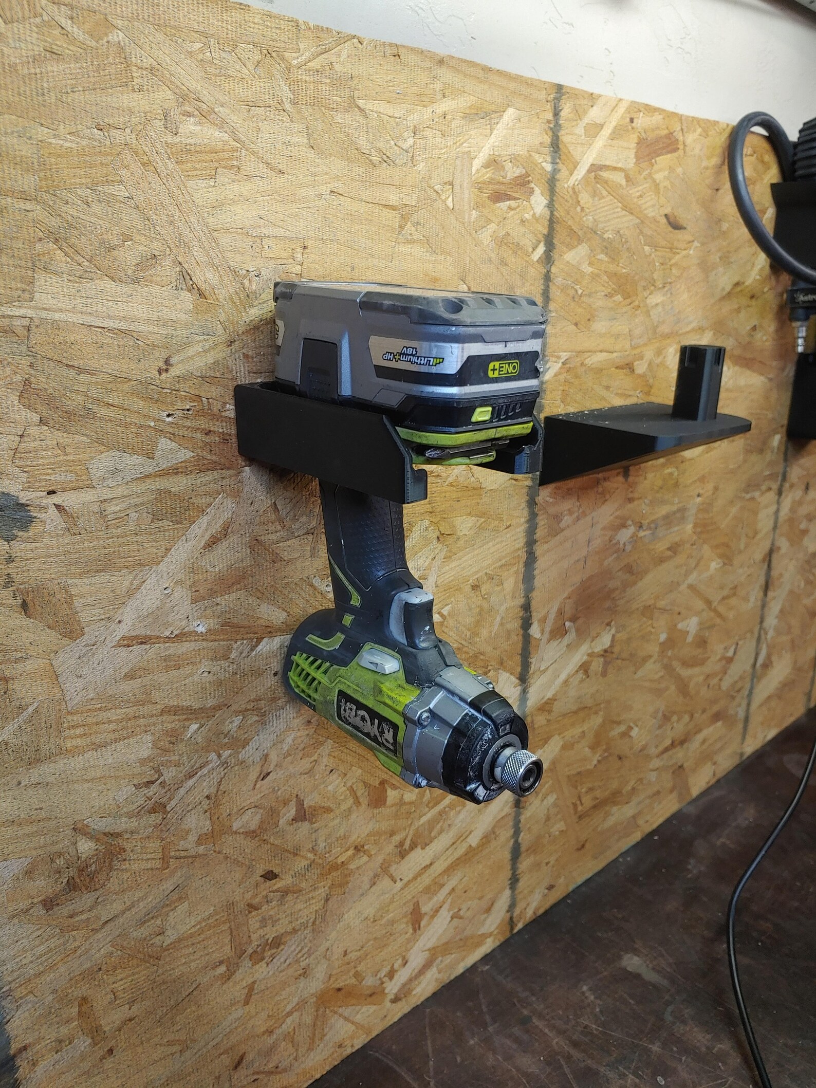 Ryobi 18v Wall Mount for Many Tools 3D Printed, W/ Mounting Screws - Etsy