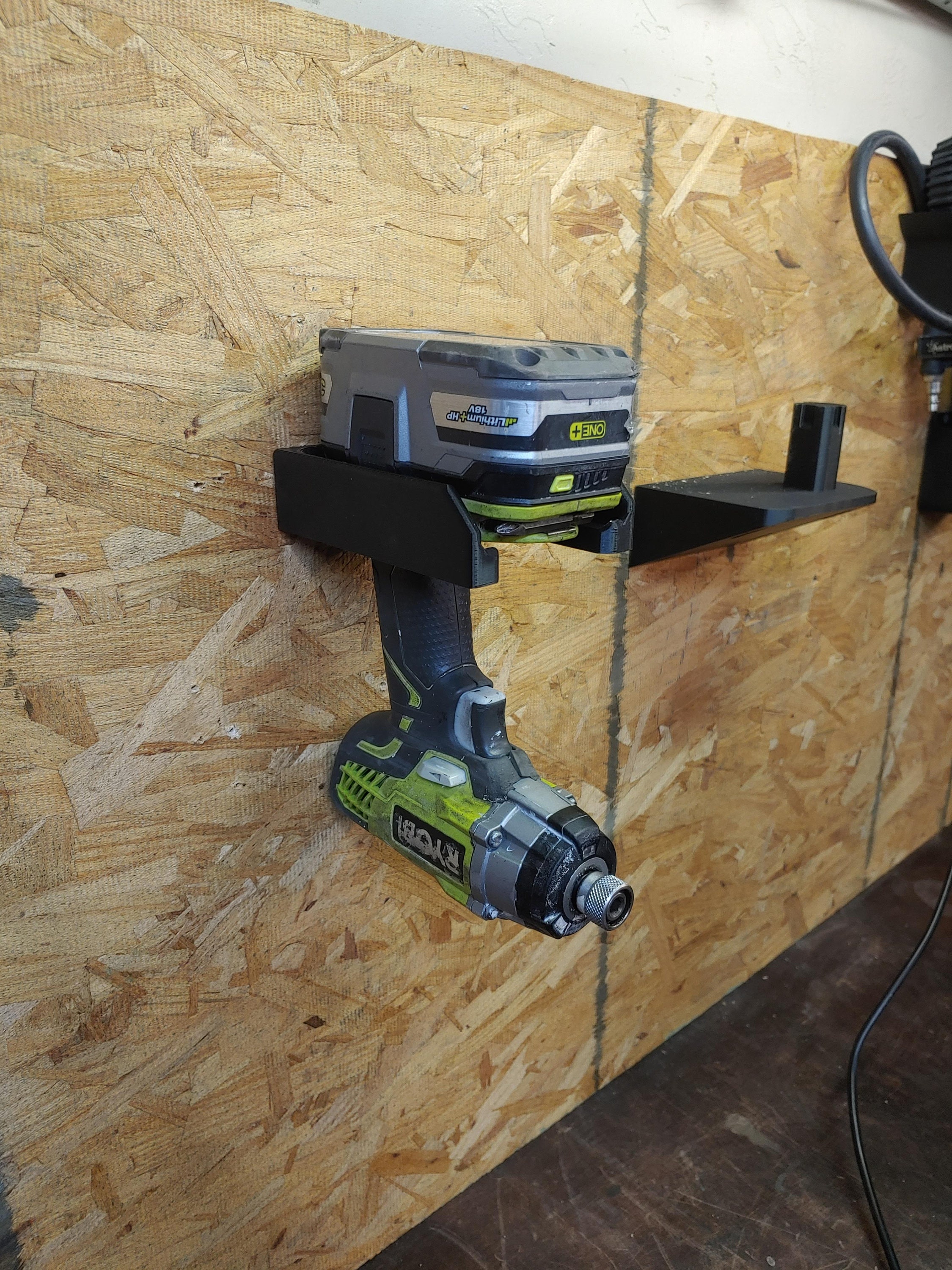 Ryobi 18v Wall Mount for Many Tools 3D Printed, W/ Mounting Screws - Etsy