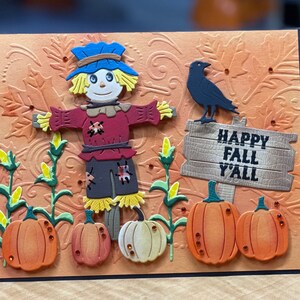 Autumn Card, Fall Card, Thanksgiving Card, Friendsgiving Card, Handmade ...