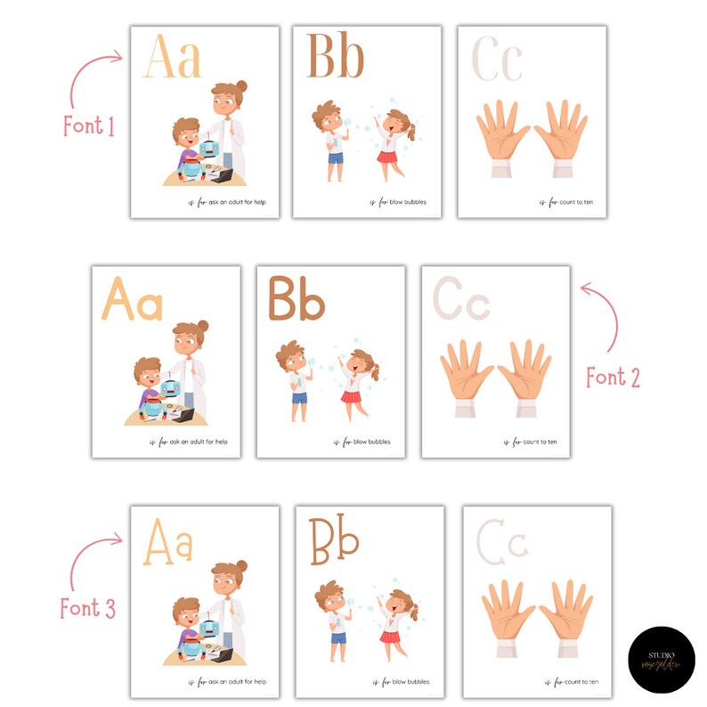 Coping Skills Alphabet Posters A to Z Coping Skills Colorful Classroom ...