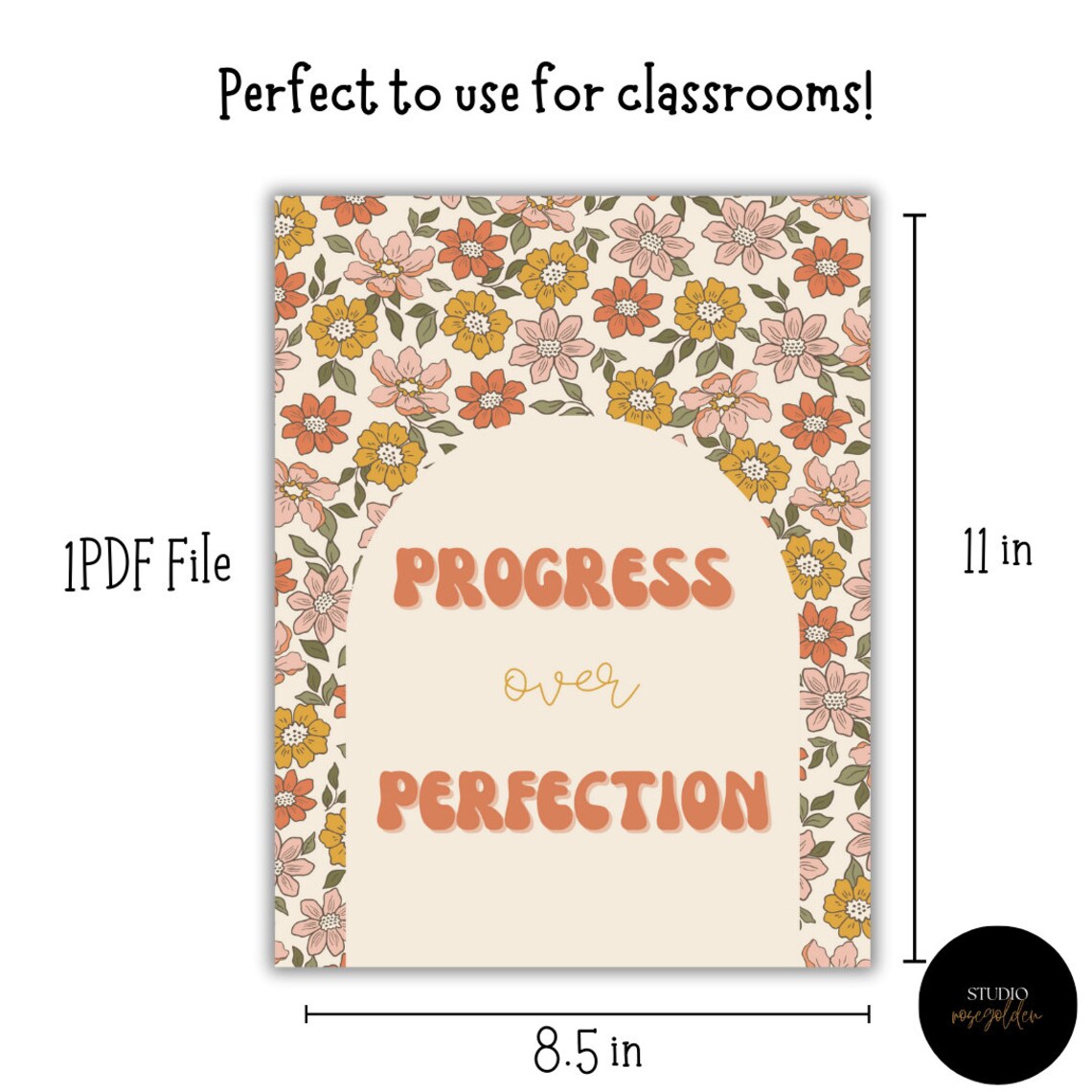 Groovy Growth Mindset Posters | Groovy Boho Motivational Posters ...