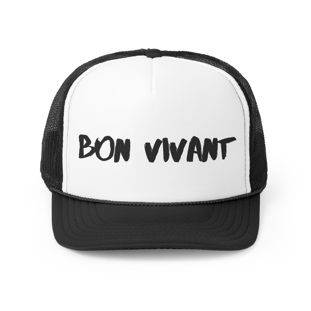 BON VIVANT Mesh Trucker Hat - Etsy