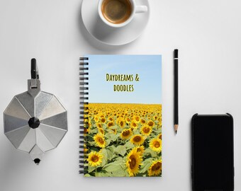 Sunflower Notebook Spiral Notebook Sunflower Gift You Are - Etsy