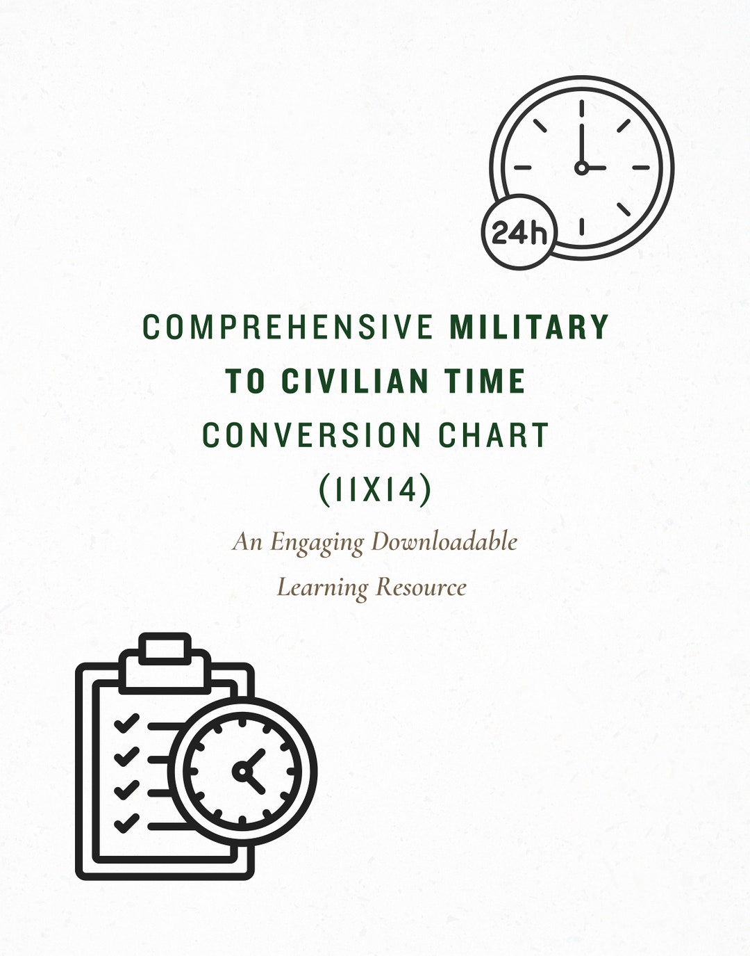 Comprehensive Military To Civilian Time Conversion Chart 11x14 Etsy comprehensive-military-to-civilian-time-conversion-chart-11x14-etsy