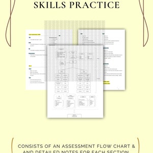Emt Student Study Notes: Skills Practice, Assessment Flow Chart ...