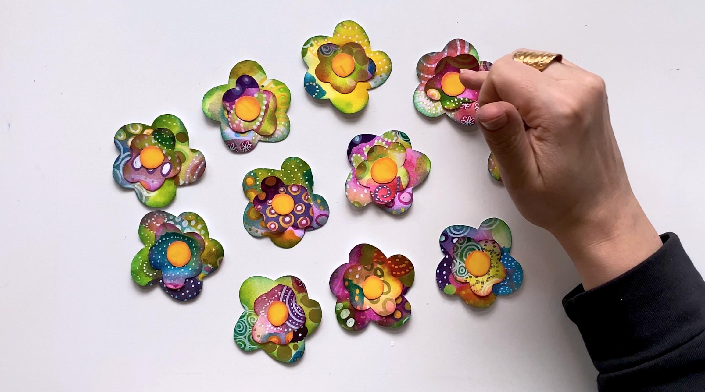 Gratitude Flowers, DIY & Ready-made Gratitude Flowers, Journal A4 ...