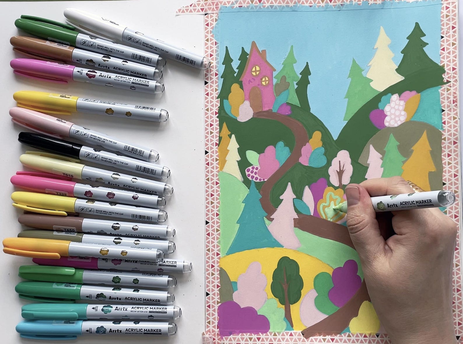 Taiga Whimsical Forest, A4 Colouring Printable Pdf - Etsy
