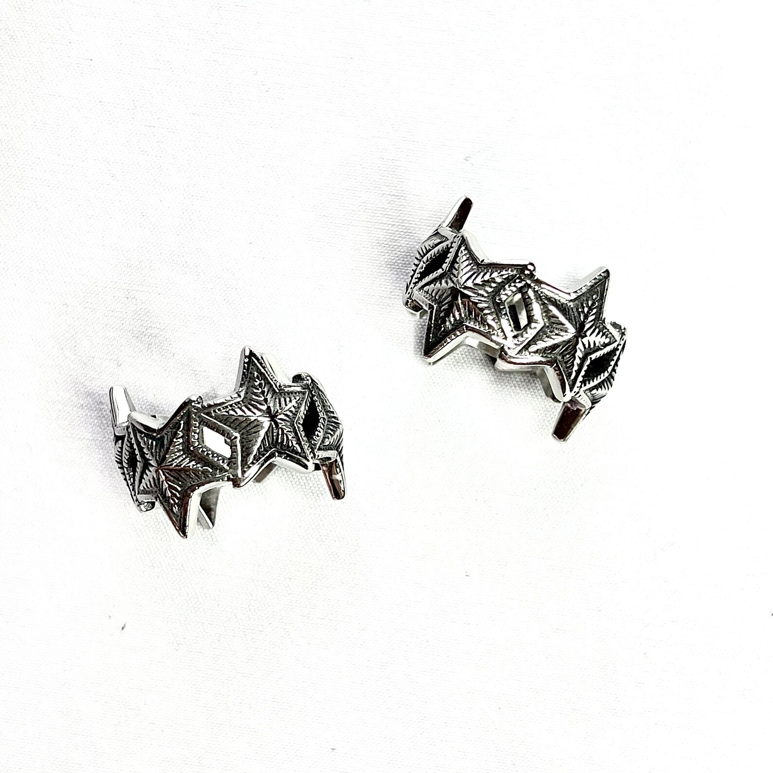 Star Band Ring, Chunky Star Ring, Silver Star Ring, Star Ring, Gothic ...