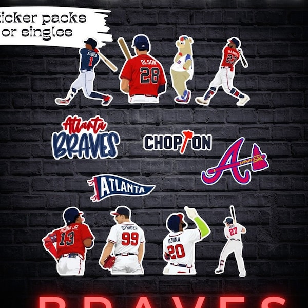 Atlanta Braves Decal - Etsy