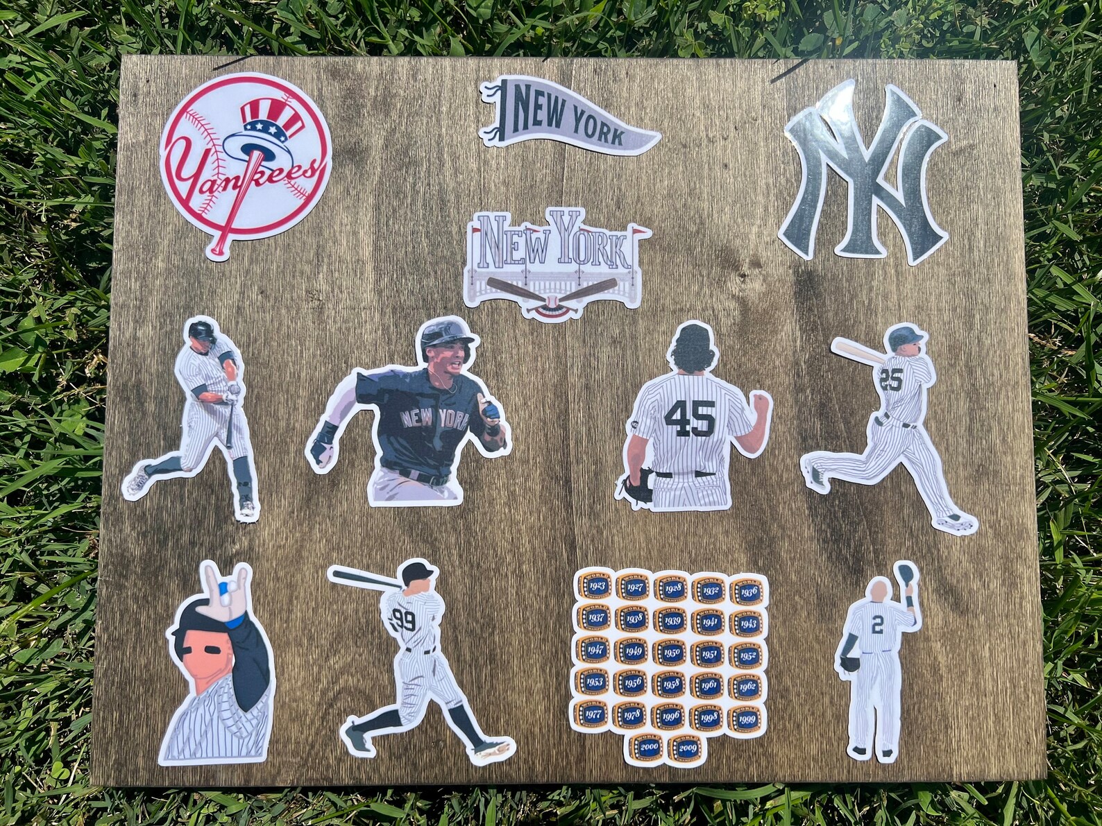 NY Yankees Sticker, Yankees Sticker Packs, Gerrit Cole, Gleyber Torres ...