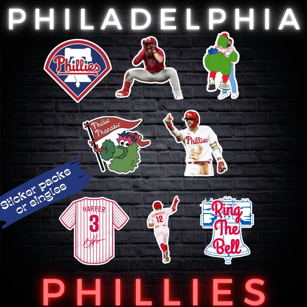 Philadelphia Phillies Sticker, Phillies Sticker Packs, Ring the Bell ...