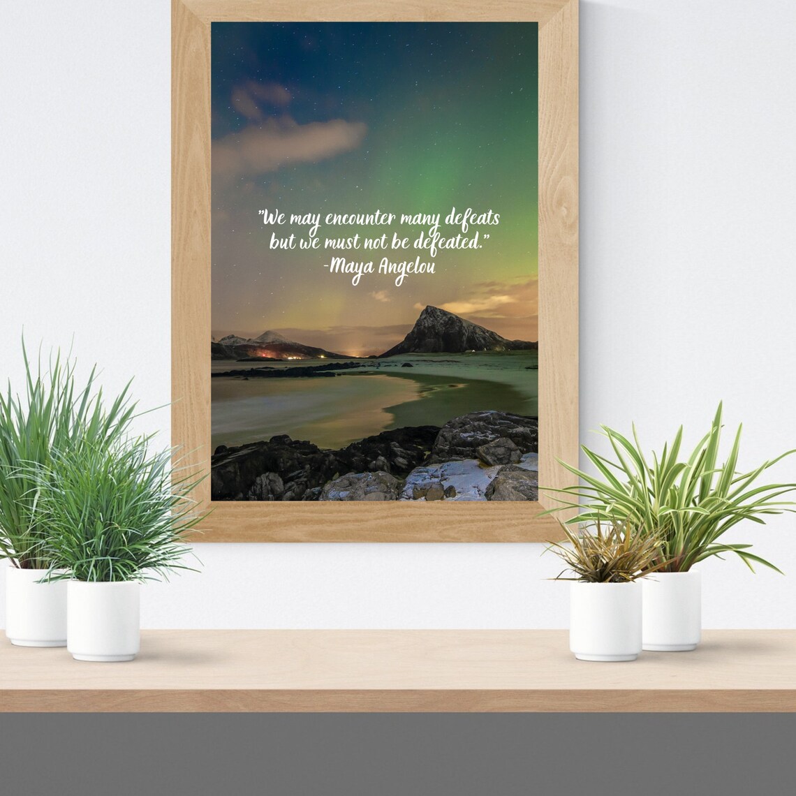 MOTIVATIONAL Quote, MAYO ANGELOU Poster, Inspirational Digital Print ...