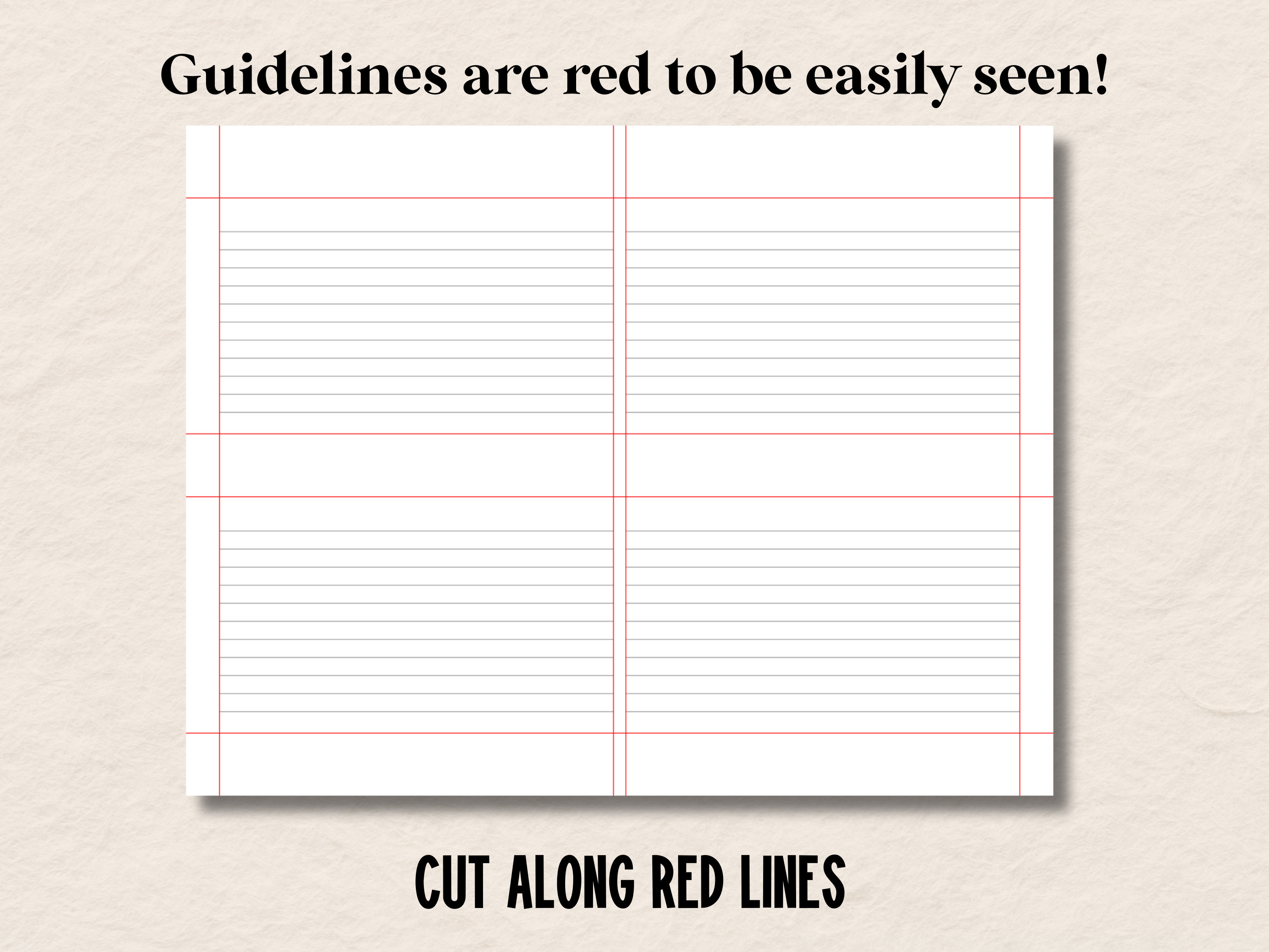 Printable 3x5 Index Cards, Lined, Dotted Index Cards, Printable Habit ...