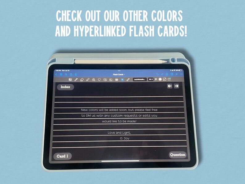 Pink Goodnotes Index Cards, Digital Index Cards: Lined Index Cards ...