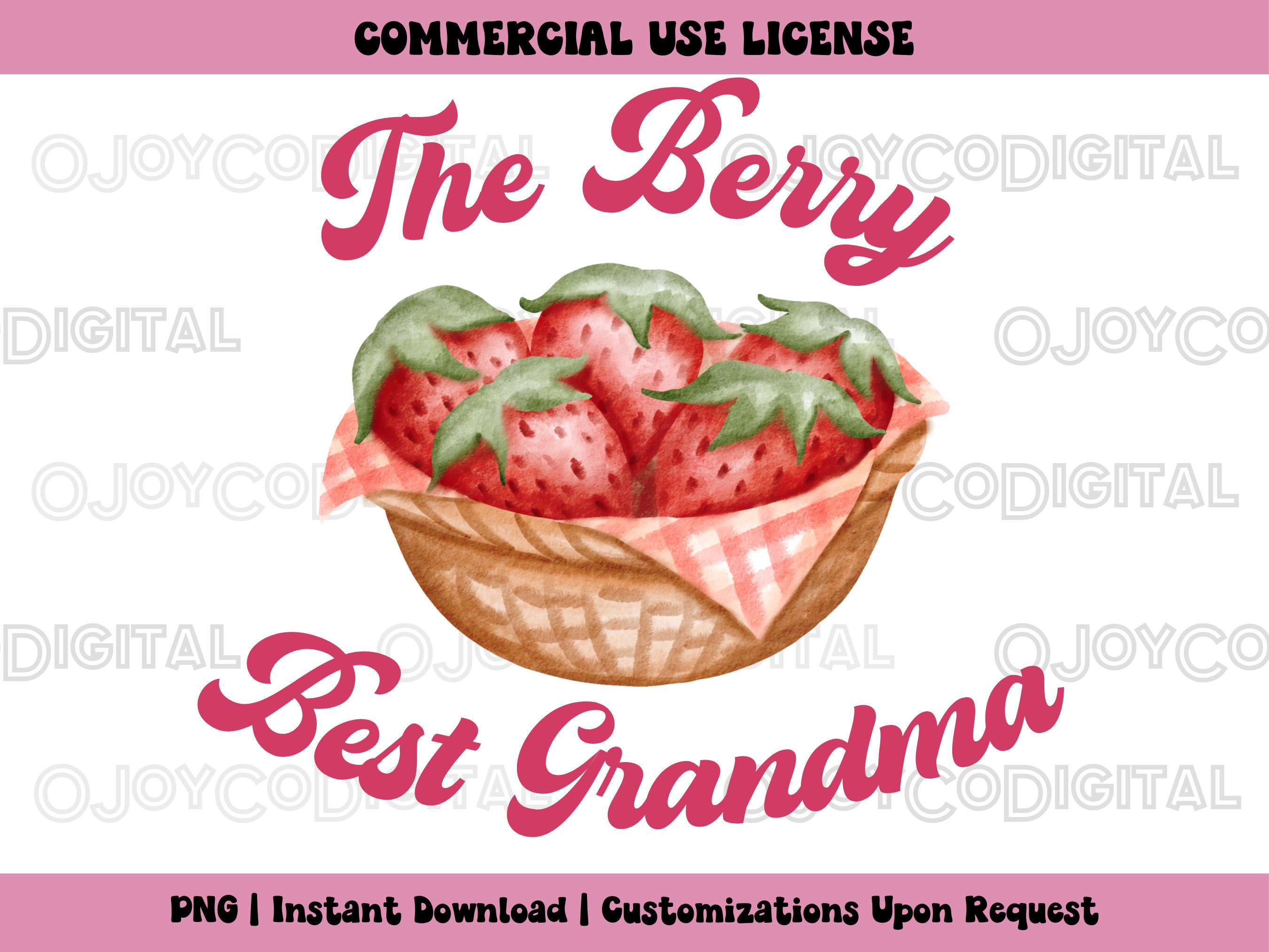 Strawberry Grandma PNG, Retro 90s PNG Strawberry Birthday Party Digital ...
