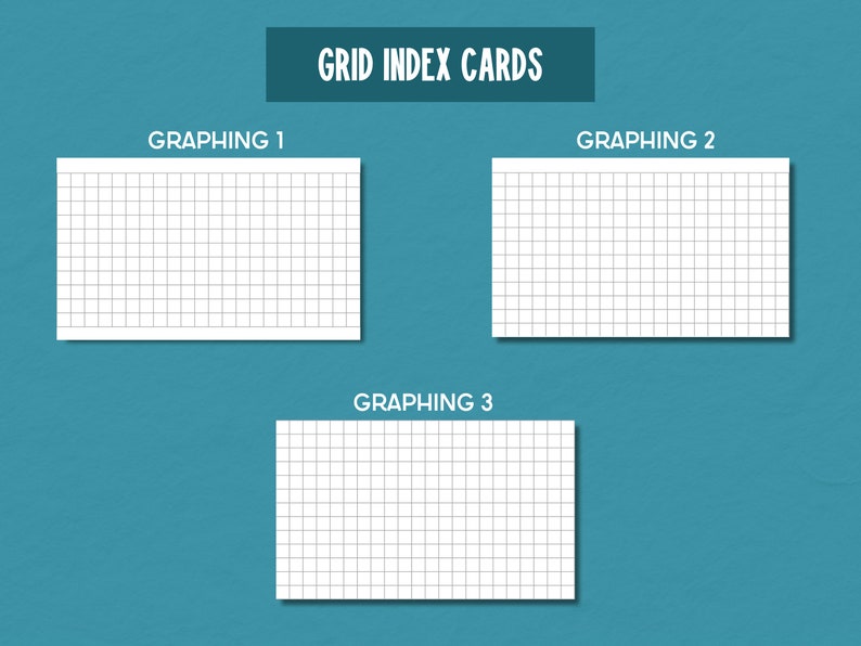 White Goodnotes Index Cards, Digital Index Cards: Lined Index Cards ...