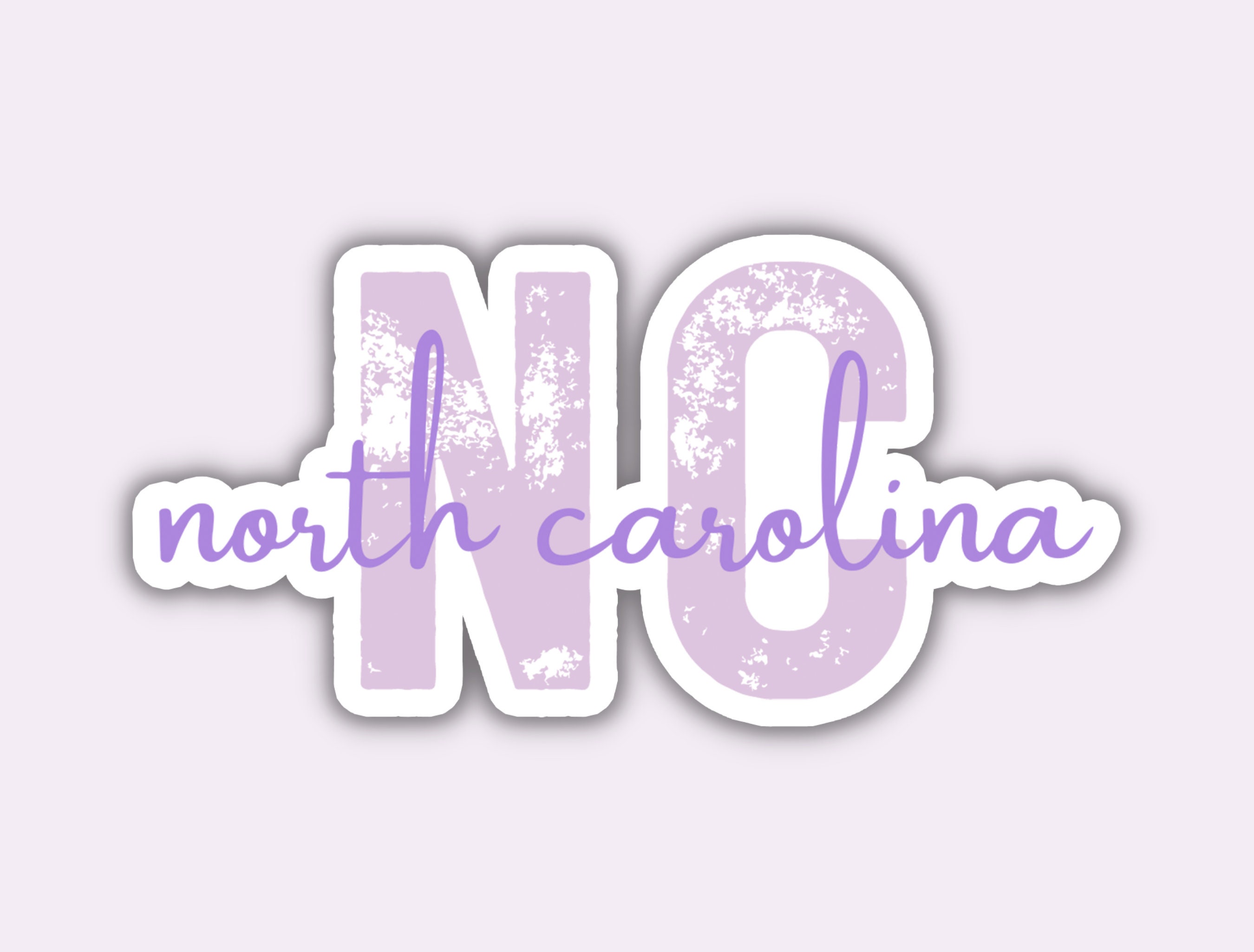 North Carolina State Travel Sticker Multiple Colors NC State - Etsy