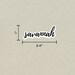 Savannah Cursive Travel Sticker, Vinyl Laptop Water Bottle Sticker ...