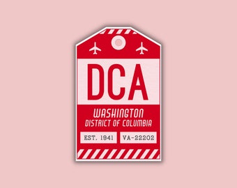 LGA New York City Luggage Tag Sticker / Airport Code Baggage Decal ...