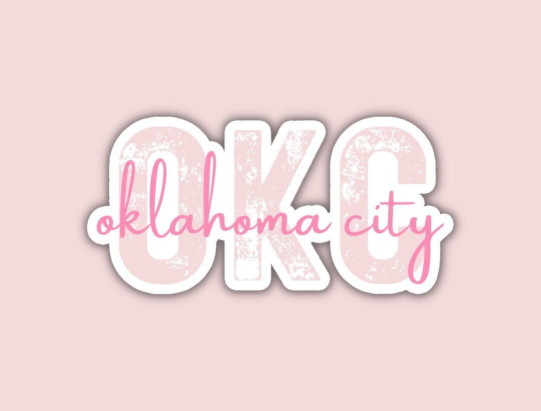OKC Oklahoma City Airport Code Travel Sticker Multiple - Etsy