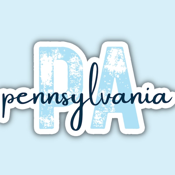 Pennsylvania Decal - Etsy