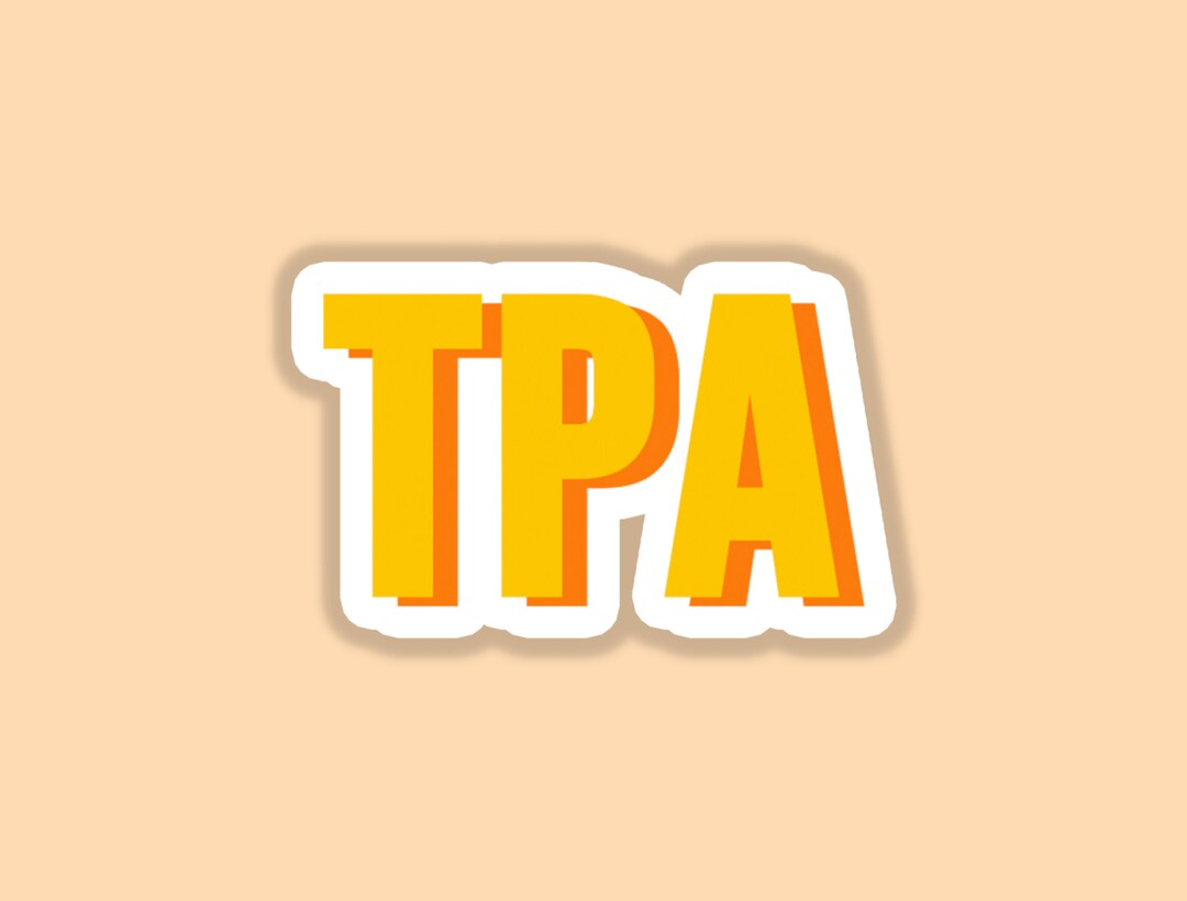 TPA Tampa Florida Airport Code Sticker, Luggage Decal, Vinyl Travel ...