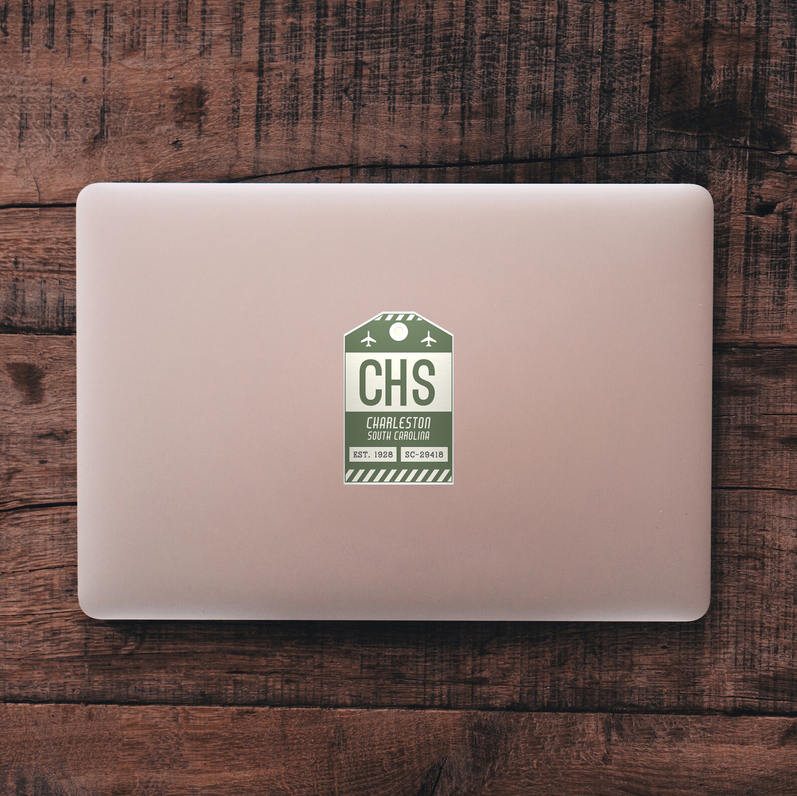 CHS Charleston South Carolina Luggage Tag Sticker / Airport Code ...