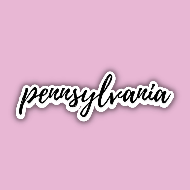 Pennsylvania Decal - Etsy