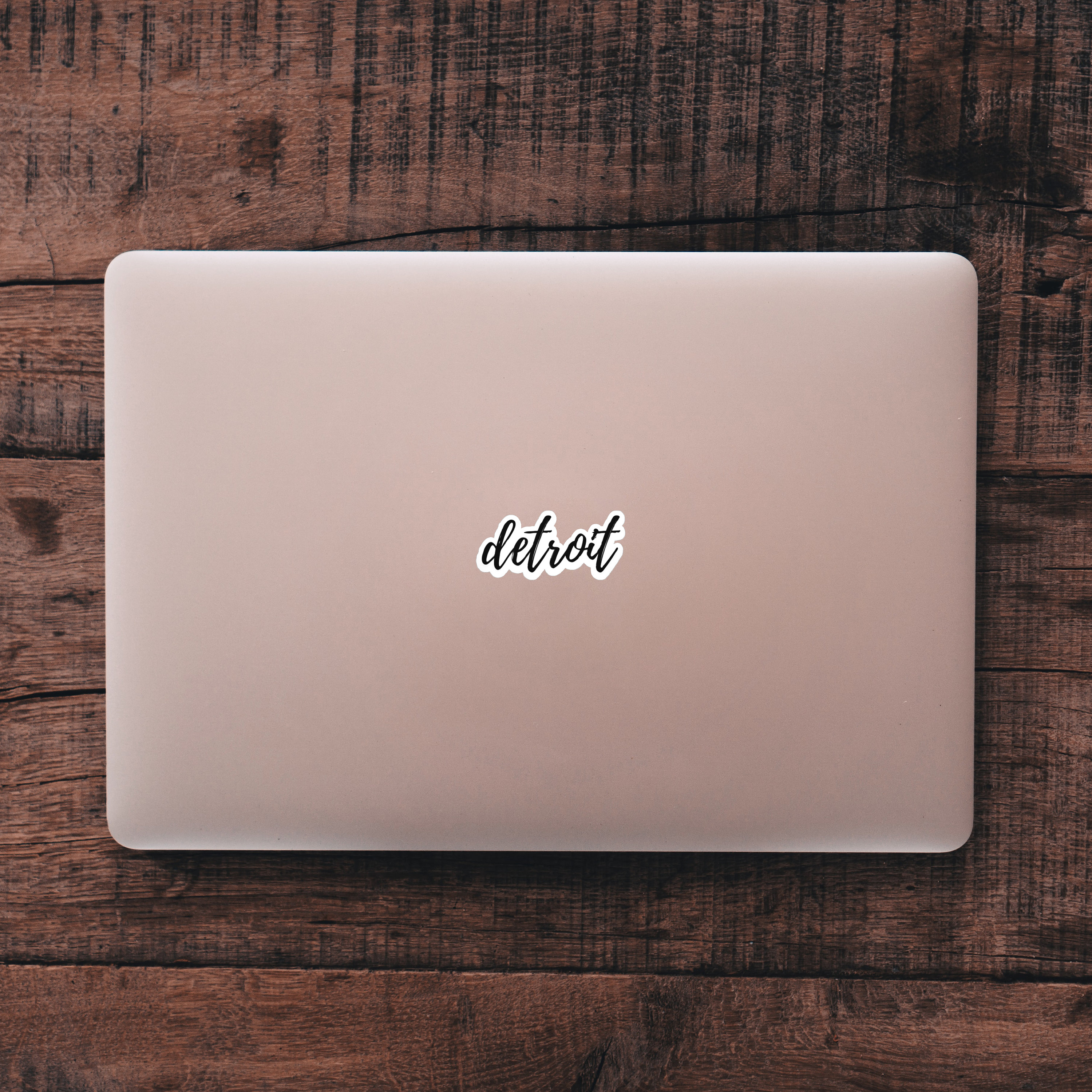 Detroit Cursive Travel Sticker Vinyl Laptop Water Bottle - Etsy
