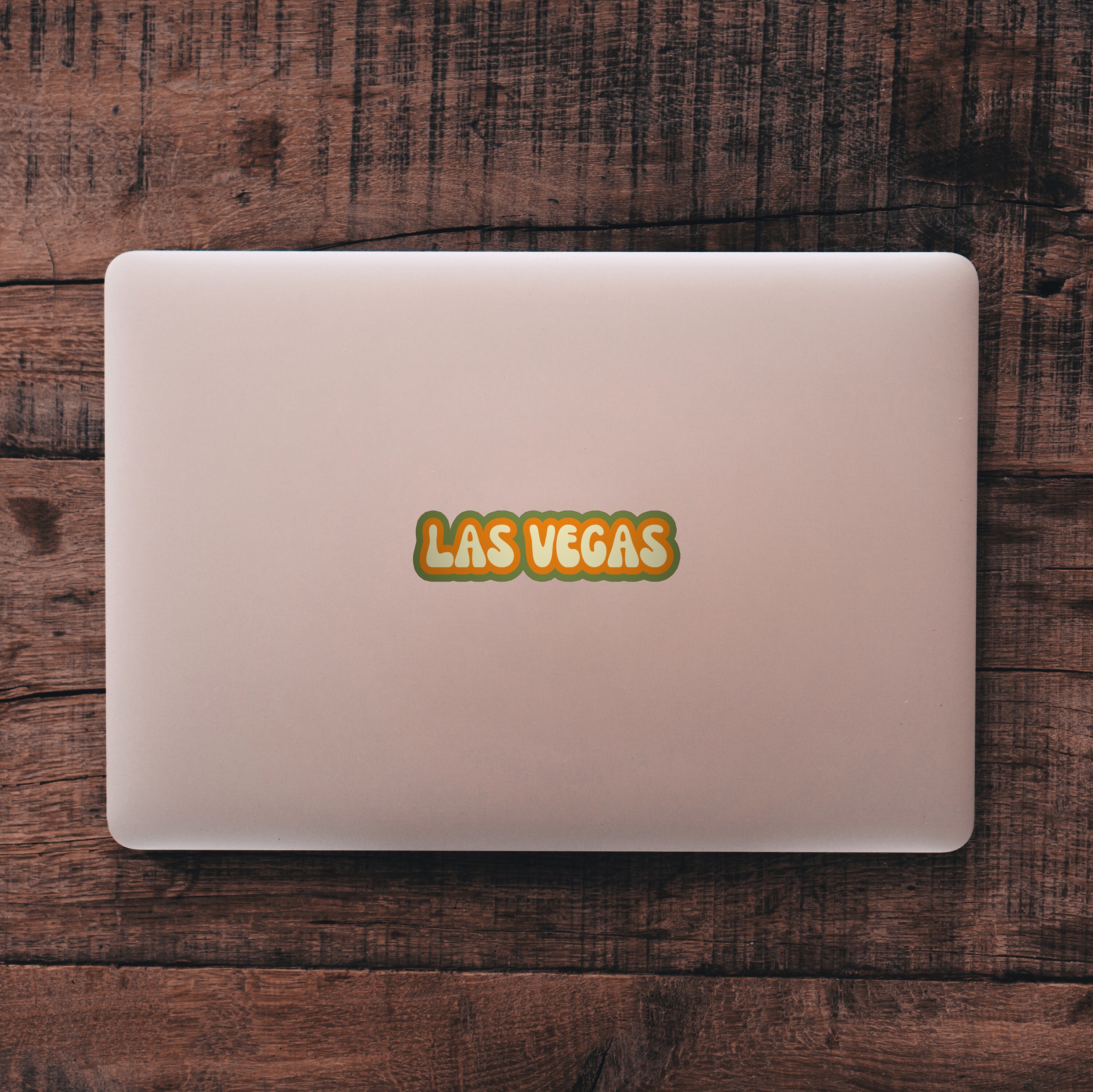 Las Vegas Travel Sticker, Multiple Colors, Vinyl Laptop Water Bottle ...