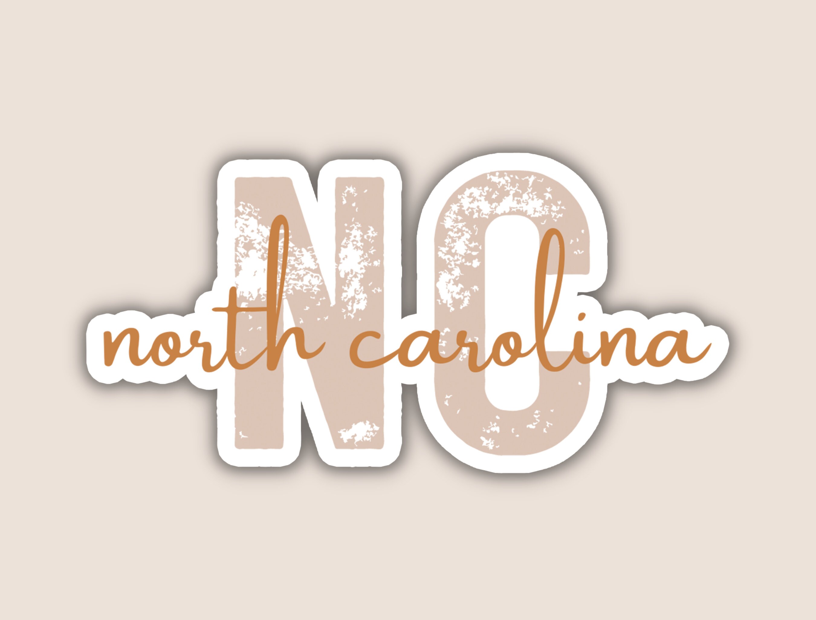 North Carolina State Travel Sticker Multiple Colors NC State - Etsy