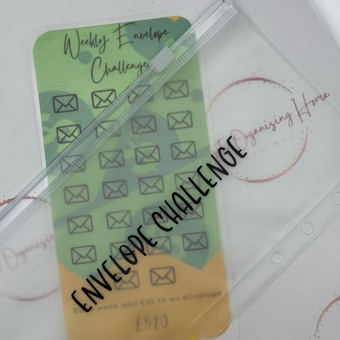 Savings Tracker 20 Envelope Tracker Options to Buy Tracker and Wallet ...