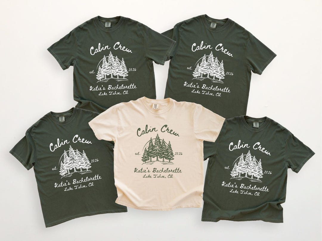 Custom Cabin Crew Bachelorette Shirts Camp Bachelorette Party Favors ...