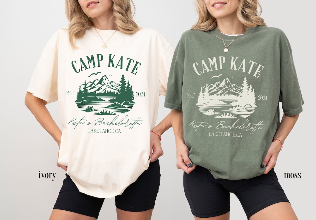 Custom Camp Bachelorette Shirts Vintage Camping Bachelorette Party ...