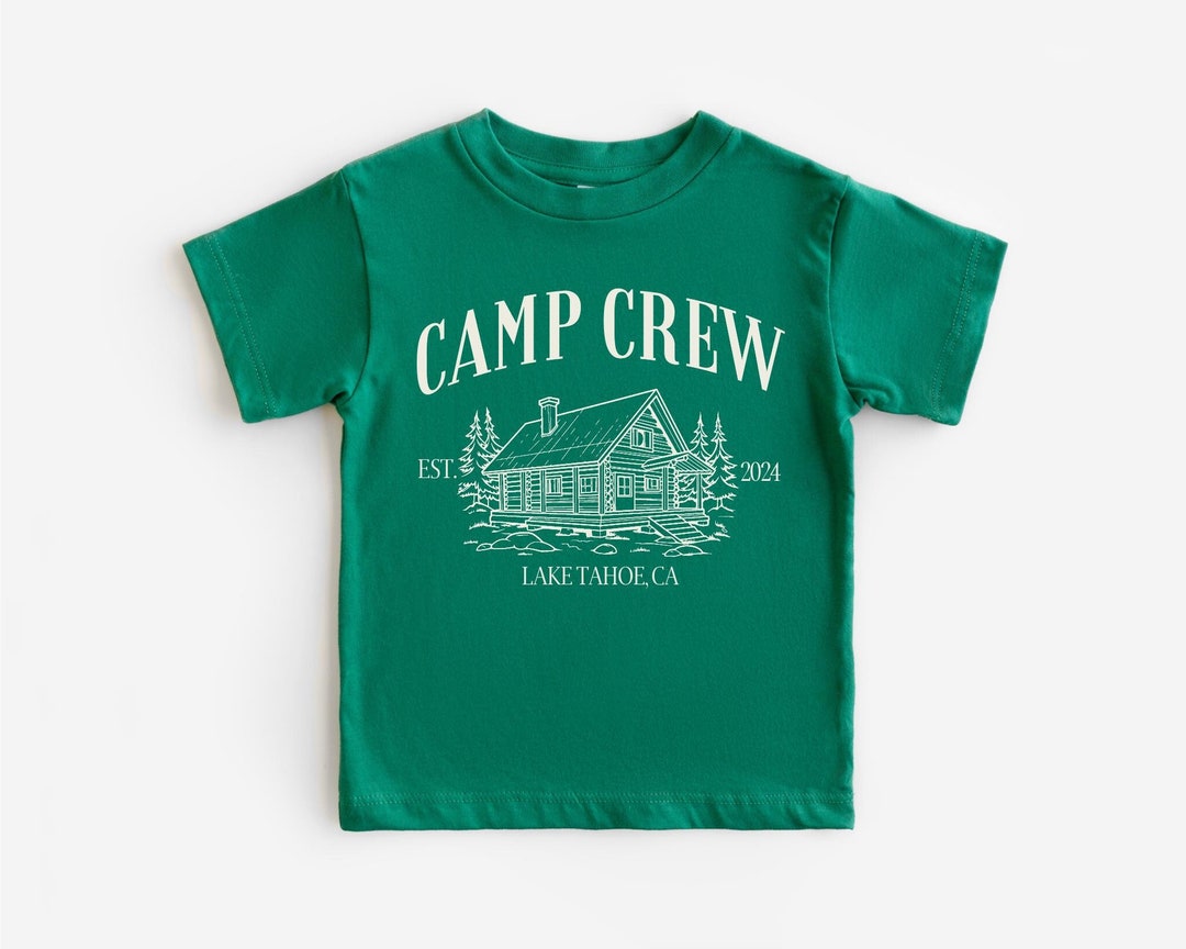 Custom Camp Shirt Toddlers Personalized Camp T-shirt Youth Camping ...