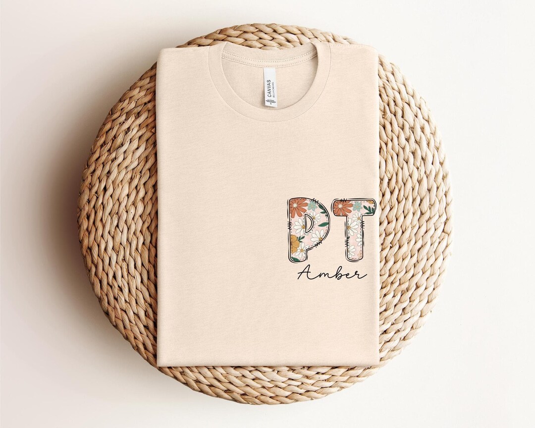 Custom Physical Therapy Shirt Personalized PT Shirt Physical Therapist ...