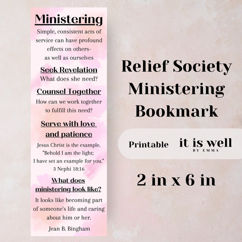 Ministering Messages - Etsy