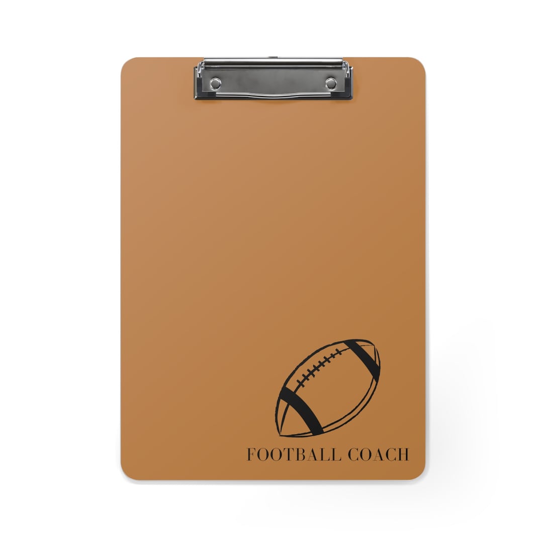 Football Coach Clipboard Coach Appreciation Gift Gift for - Etsy