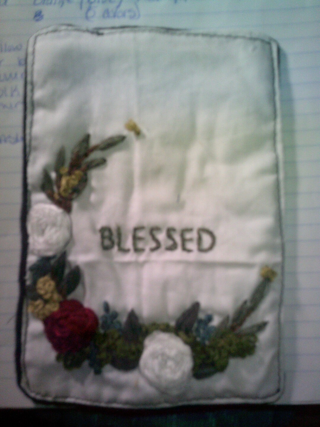 Embroidered Blessed Sign - Etsy