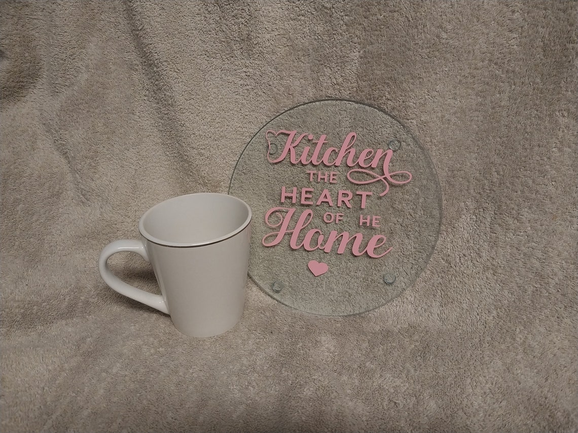 Customized Glass Trivet for the Kitchen - Etsy