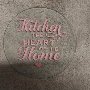 Customized Glass Trivet for the Kitchen - Etsy