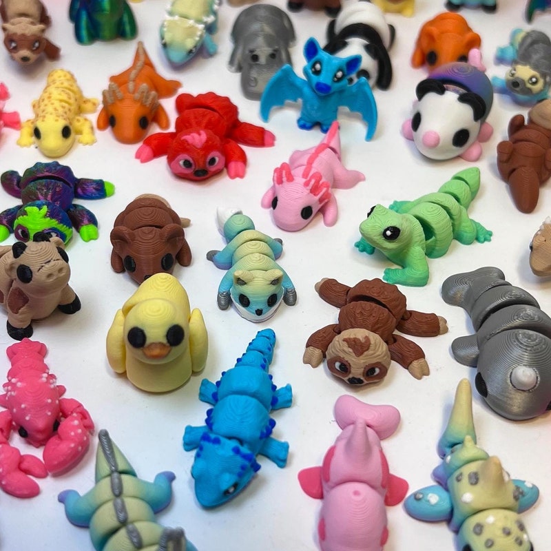 Mini 3d Animals Pla File - Etsy