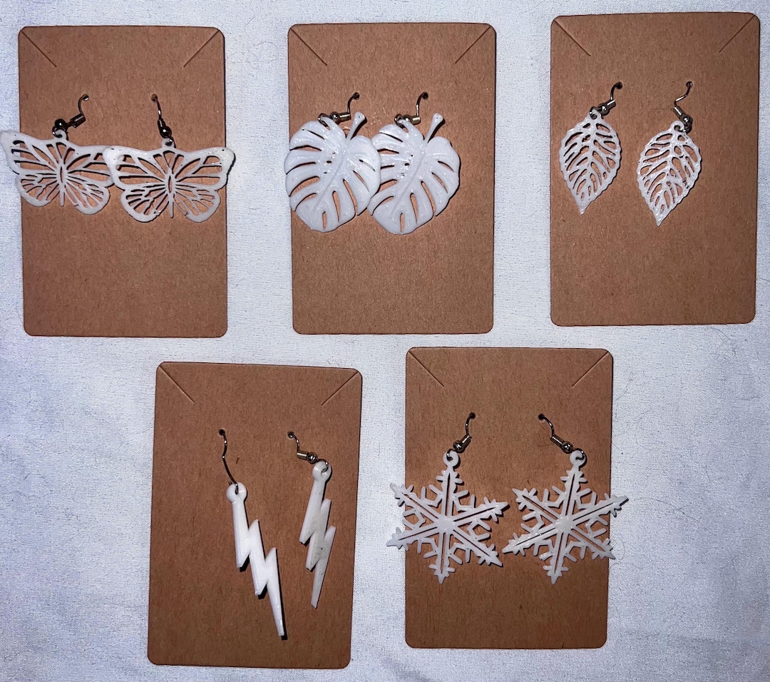 3D Printed Earrings - Etsy